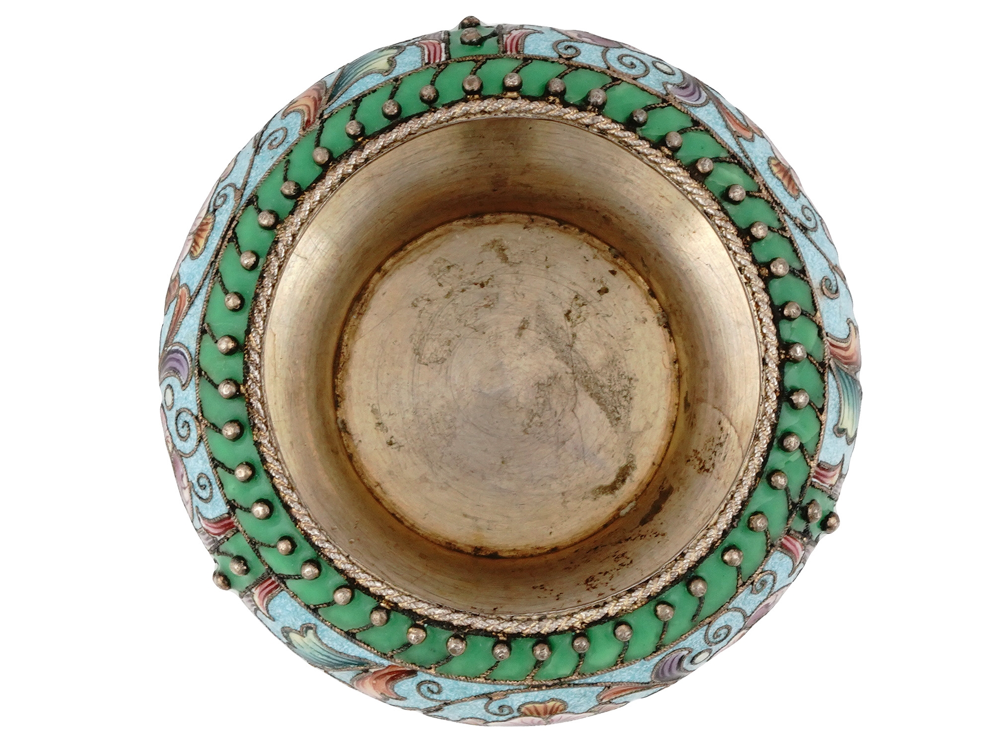 Feodor Rückert | RUSSIAN ENAMEL SALT CELLAR | MutualArt