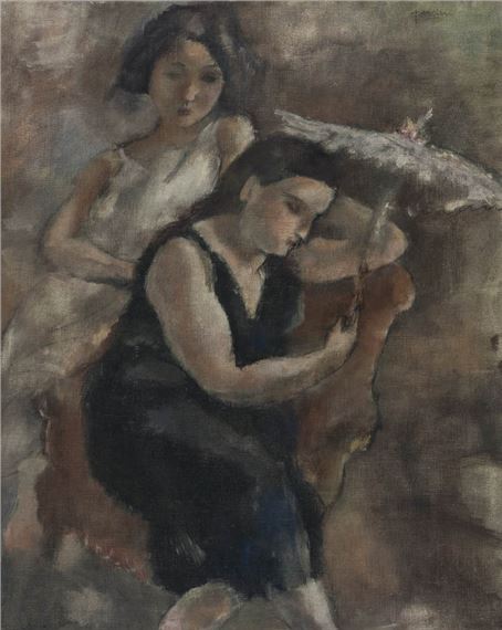 Jules Pascin | Simone et Andrée (1925) | MutualArt