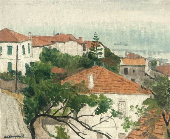 Albert Marquet | Le Pyla, rond-point (1934) | MutualArt