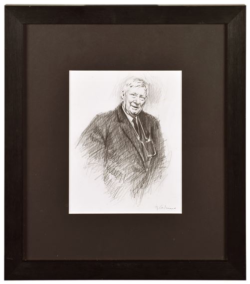 Marc Grimshaw | Portrait of L S Lowry | MutualArt