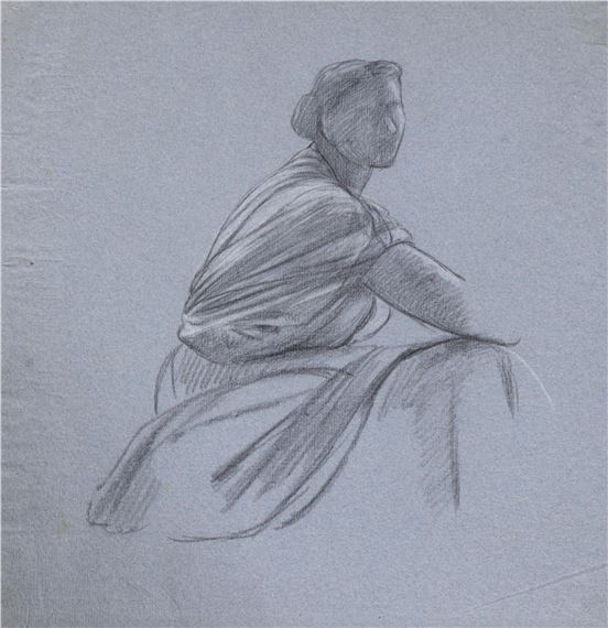 Frederic Leighton | 19th century Neo-Classical figure study (19th ...