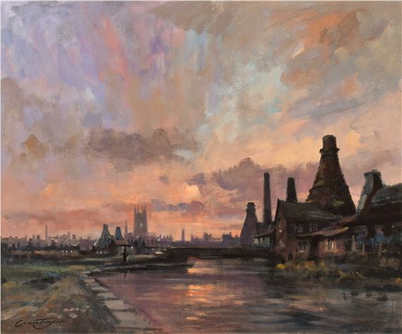 Ivan Taylor | Canal Near Stoke | MutualArt