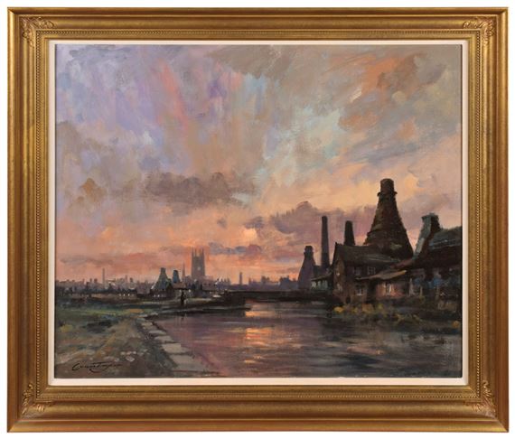 Ivan Taylor | Canal Near Stoke | MutualArt