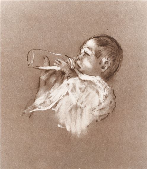 Harold Riley | Portrait of a baby (70) | MutualArt