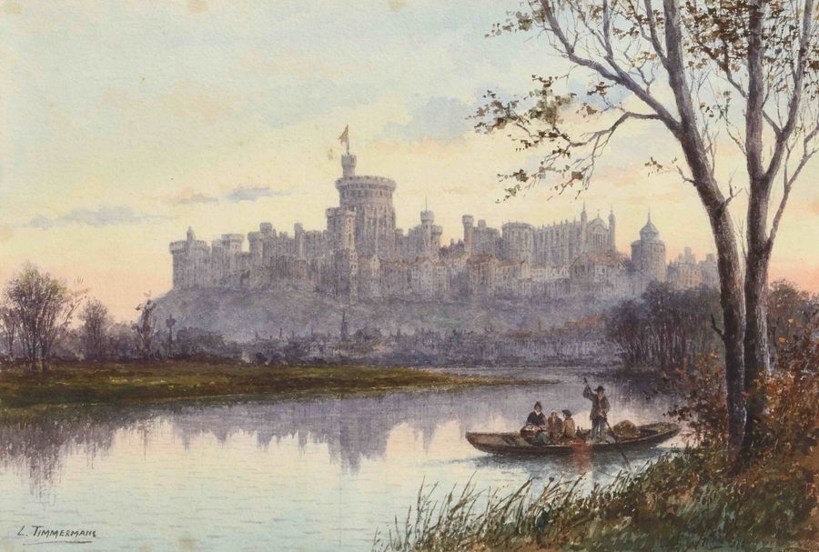 Louis Etienne Timmermans | View of Windsor Castle | MutualArt