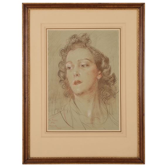 Augustus Edwin John | Portrait of Olive Snell | MutualArt