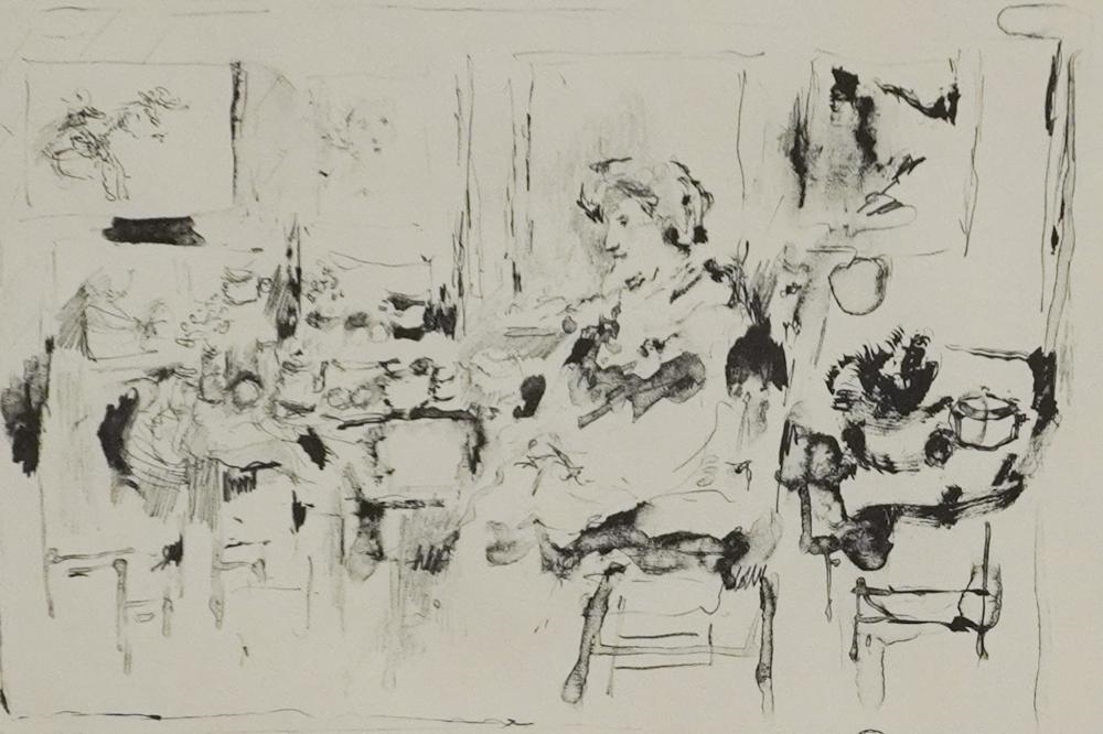 Reginald Pollack | Old Man at Table | MutualArt