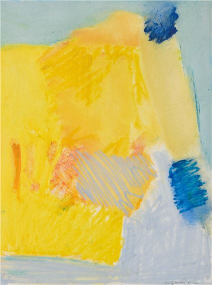 Emily Mason | Yellow Plan, 1982 | MutualArt