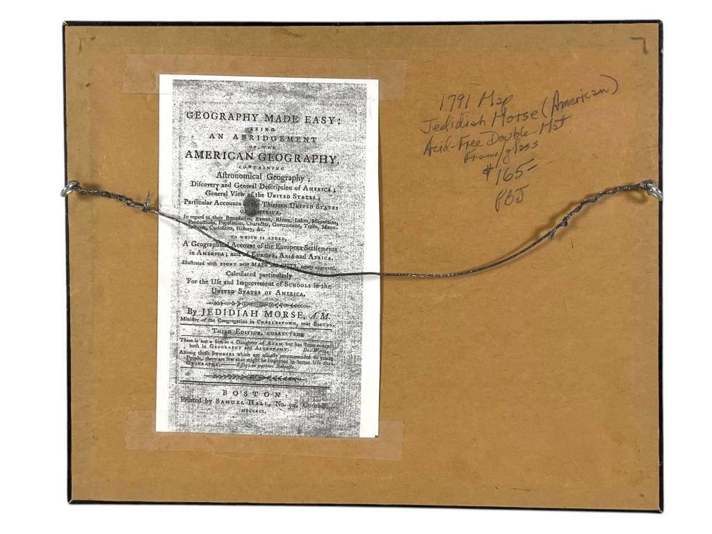 Morse | 1791 Map of Africa by Jedidiah Morse (1791) | MutualArt