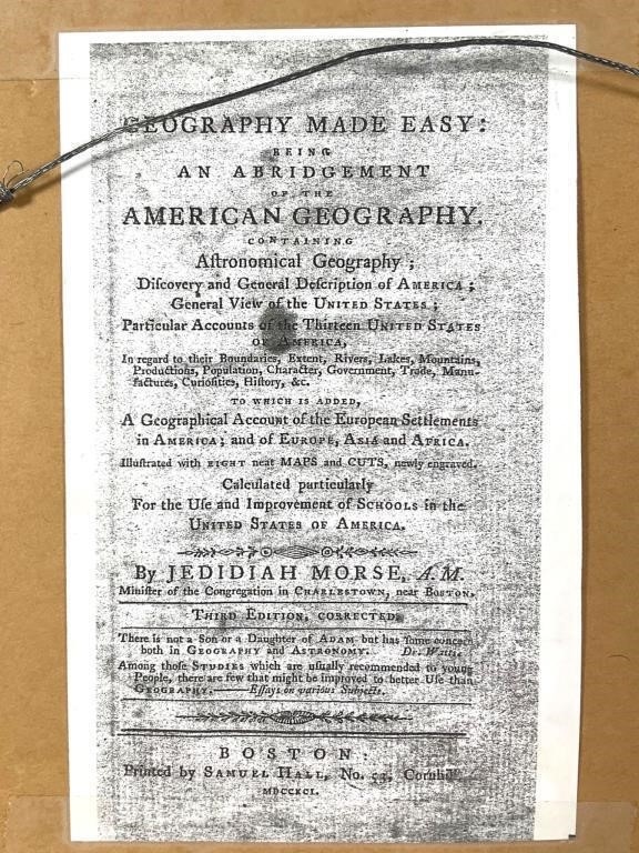 Morse | 1791 Map of Africa by Jedidiah Morse (1791) | MutualArt