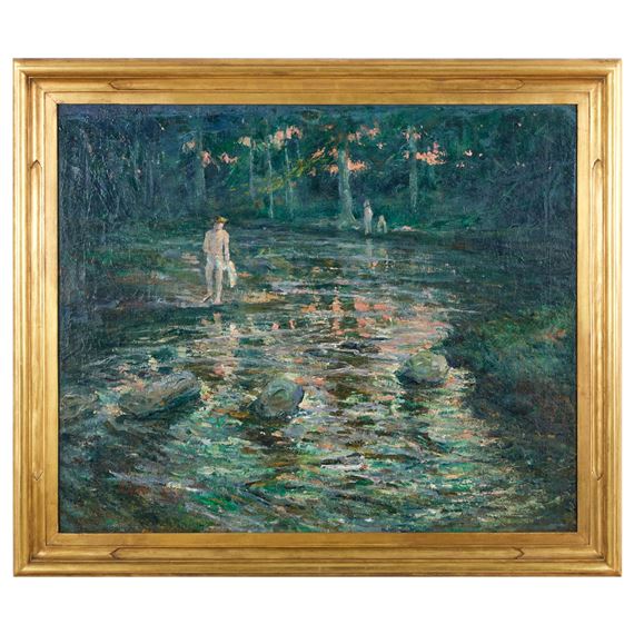 Ernest Lawson | By the River | MutualArt