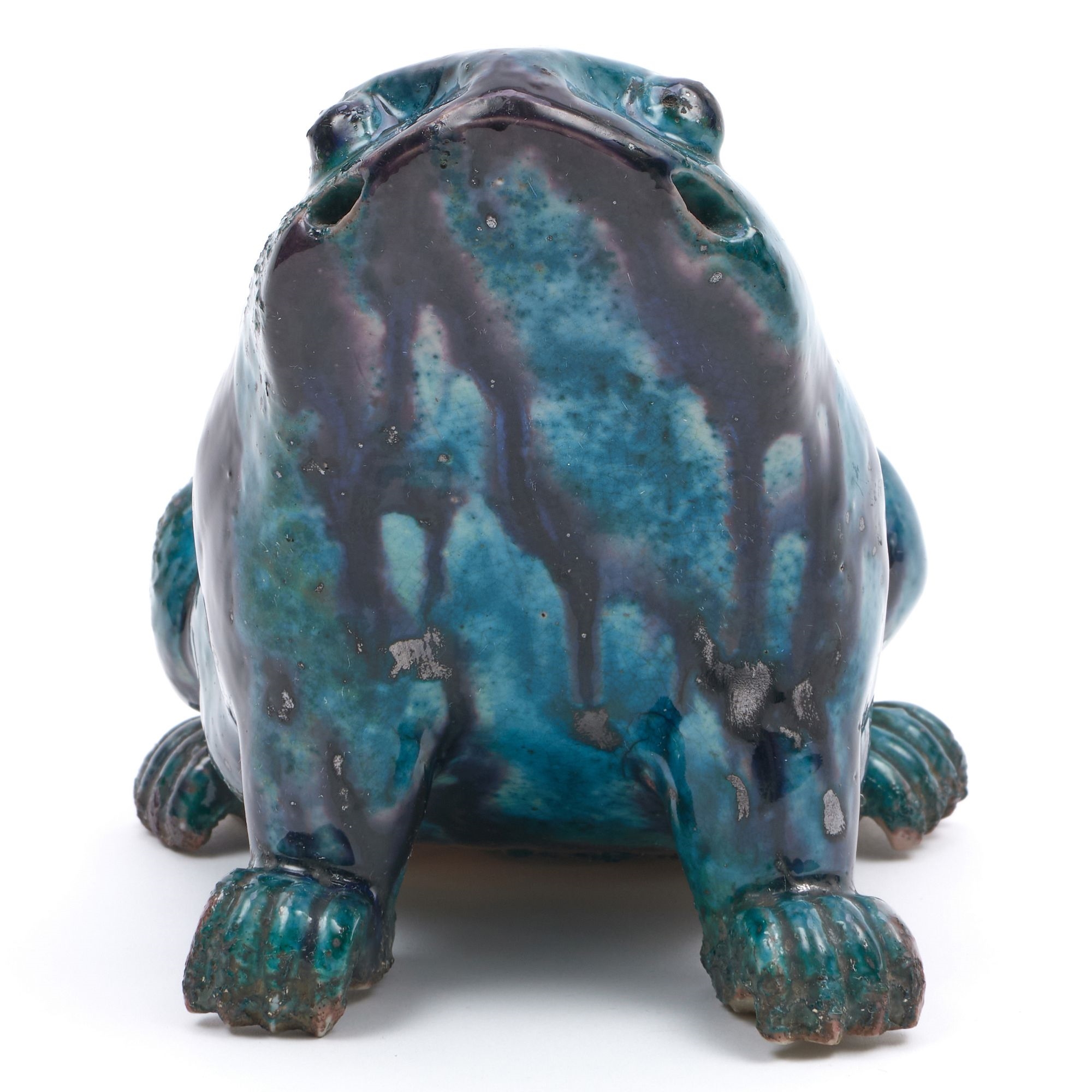 Chinese School | Chinese Glazed Porcelain Model of a Frog | MutualArt