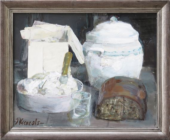 Imants Vecozols | Still life with Bread | MutualArt