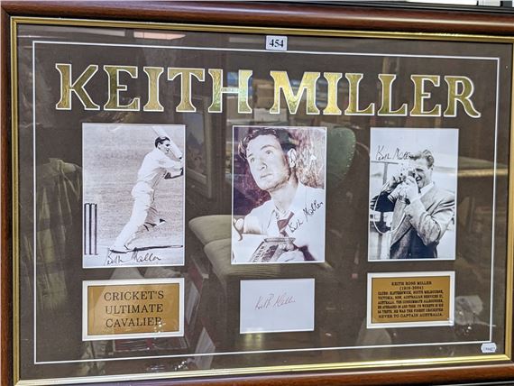 Keith Miller | KEITH MILLER - CRICKETER | MutualArt