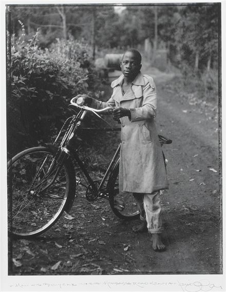 Graham Lonnie | Man With Bicycle (1998) | Compare similar artworks ...