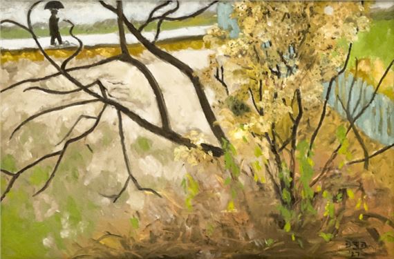 Dorothy Deyrup | Untitled (Autumn Walk) (1927) | MutualArt