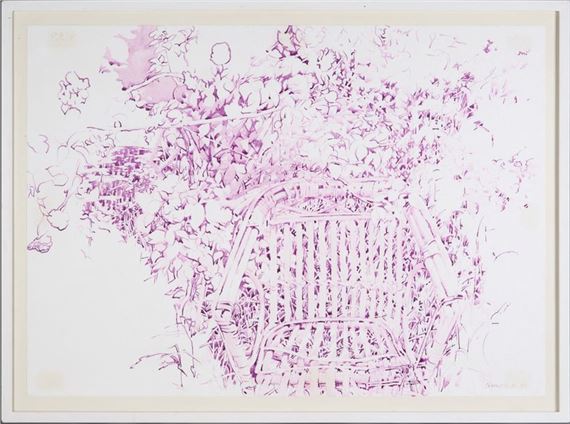 Samuel Buri | The rattan armchair (1976) | MutualArt