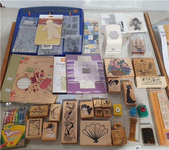 Craft | A SELECTION OF STAMP CRAFT ITEMS | MutualArt