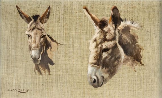 Geoffrey Allan Rock | Brandy Snap - Donkey Study | MutualArt