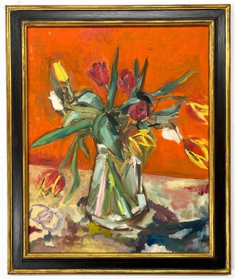 Robin Symes | UNTITLED STILL LIFE WITH TULIPS | MutualArt