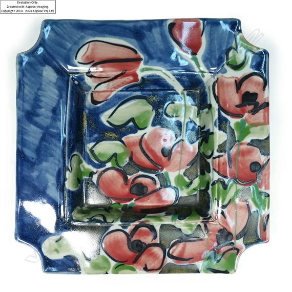 Raewyn Atkinson | Raewyn Atkinson studio pottery squared dish (89 ...