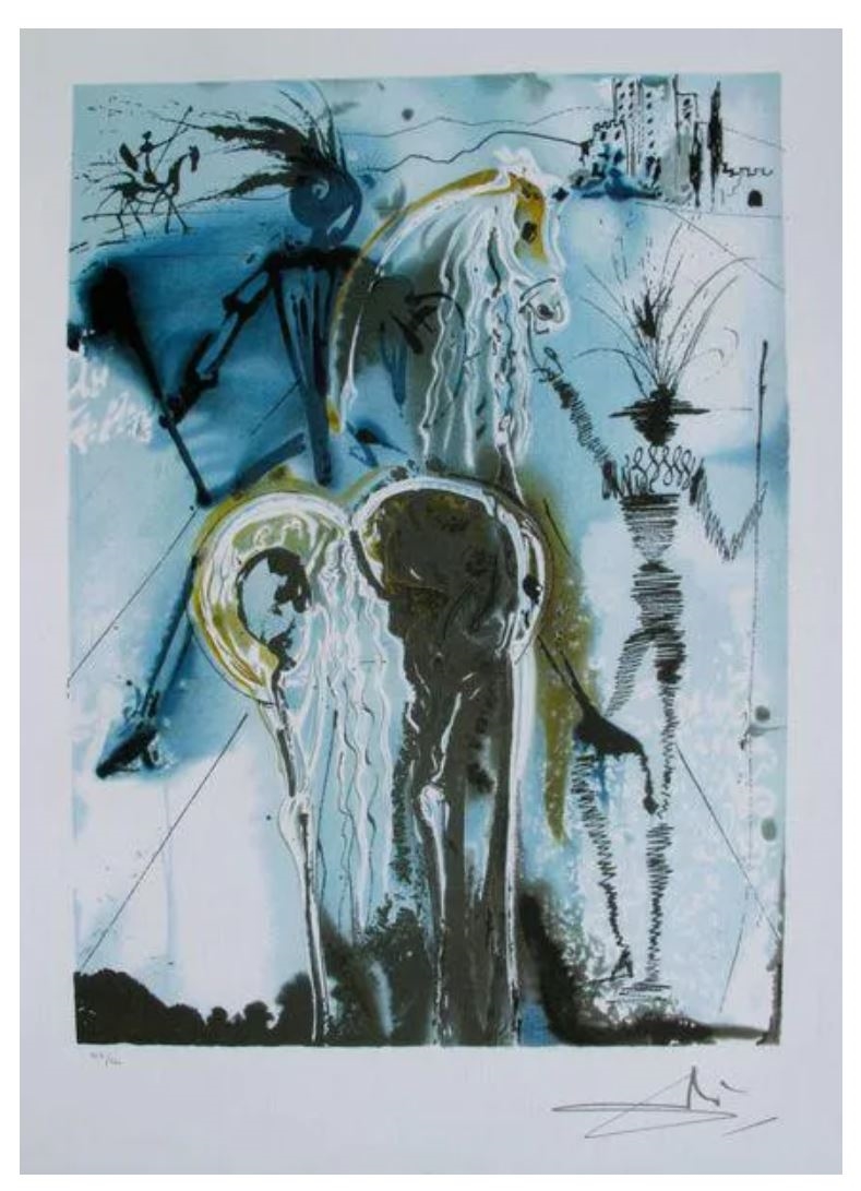 Salvador Dalí | Dalinean Horses Don Quixote | MutualArt
