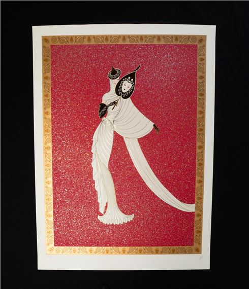 Erté | TANAGRA RED (1989) | MutualArt