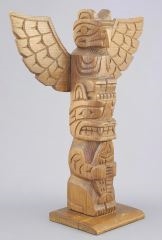 James Joseph | Model Totem Pole signed James Joseph Alert Bay | MutualArt