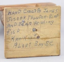 James Joseph | Model Totem Pole signed James Joseph Alert Bay | MutualArt