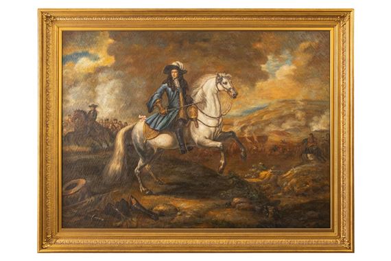 Jan Wyck | King William III at the Battle of the Boyne (20th Century ...