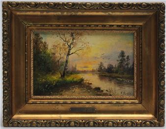 Karl Rosen | Winter Forest (1910) | MutualArt