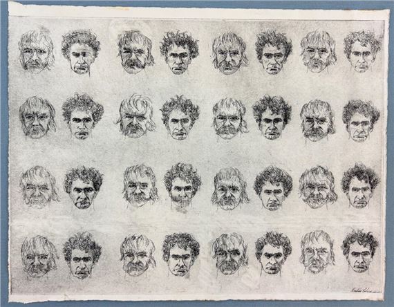 Arthur Morris Cohen | Faces: Tony Vevers & Me | Artwork performance at ...
