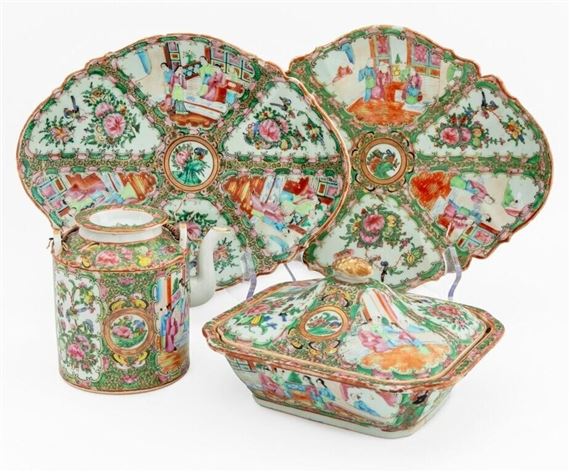 Chinese School, 19th Century | Chinese Rose Medallion Porcelain ...