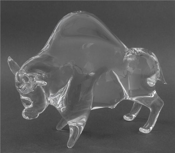 Wall Street | Murano Art Glass Bull Sculpture (Circa 1960) | MutualArt