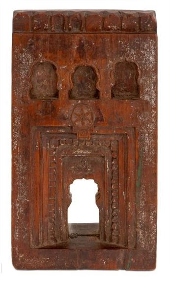 Brent Allen Spears | Altar Panel with Mirror, inset door frames | MutualArt