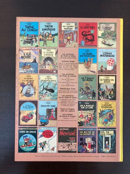 Hergé | First edition of the album Tintin et les Picaros by Hergé ...
