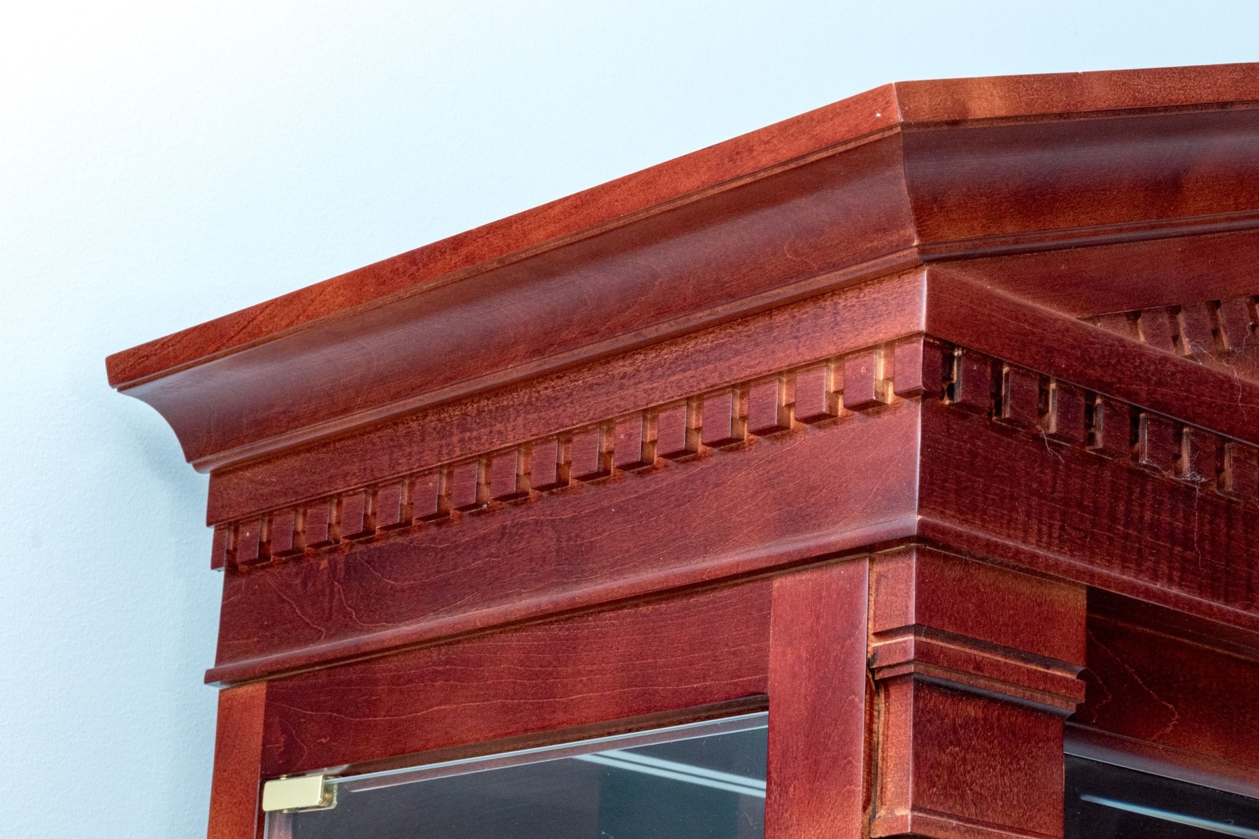Howard Miller | Howard Miller Neoclassical Style Illuminated Mahogany ...