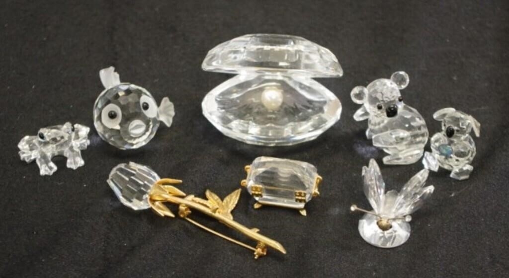 Swarovski | Group of Swarovski decorative crystal pieces | MutualArt