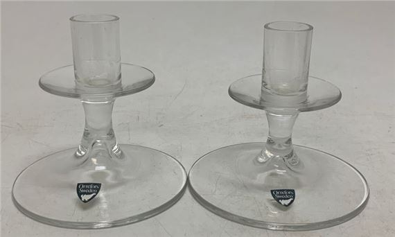 Unknown | Orrefors Candlesticks | MutualArt