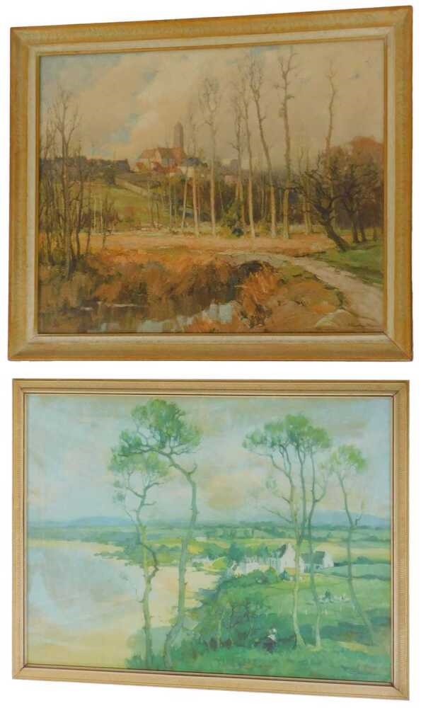 Georges Charles Robin | After Georges Robin. Two landscapes | MutualArt