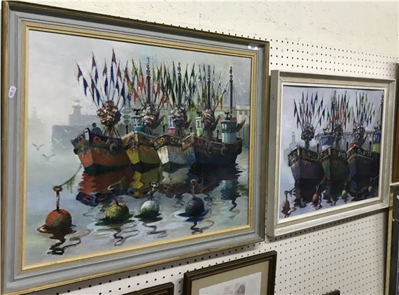 Ken Leech | Crabbers, Audierhne (1989) | MutualArt