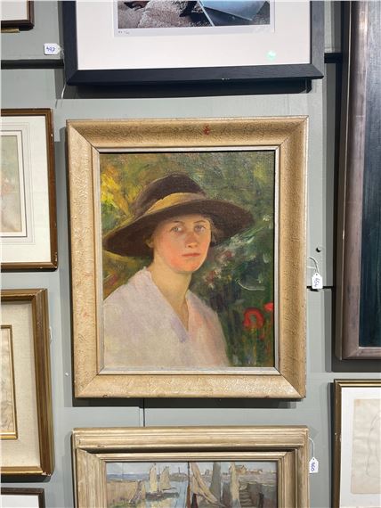 Dod Procter | Portrait of Violet Mann (1923) | MutualArt