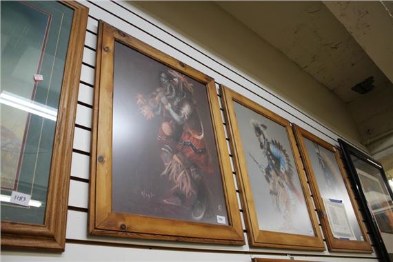 FRANK EMERSON NIGH | 5 NATIVE AMERICAN PRINTS BY FRANK EMERSON NIGH ...