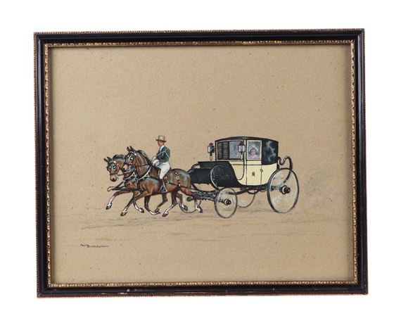 Ninetta Butterworth | Study of a Horse Drawn Carriage | MutualArt