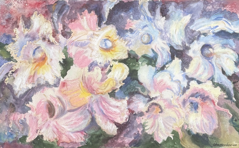 Efim Novikov | Pink Orchids | MutualArt