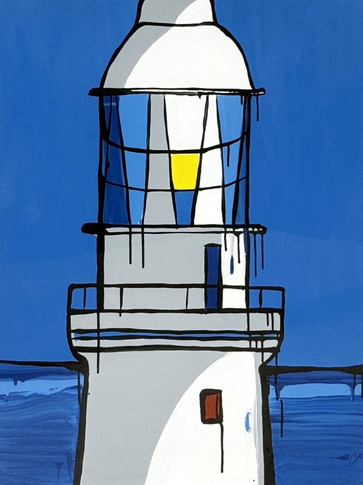 Jasper Knight | gloss acrylic and gesso (2019) | MutualArt