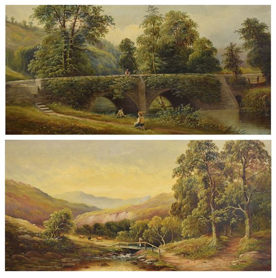 Henry Harris | Pair of oils on canvas | MutualArt