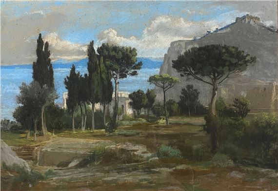 Félix Hippolyte Lanoue | Capri 1843 (1843) | MutualArt