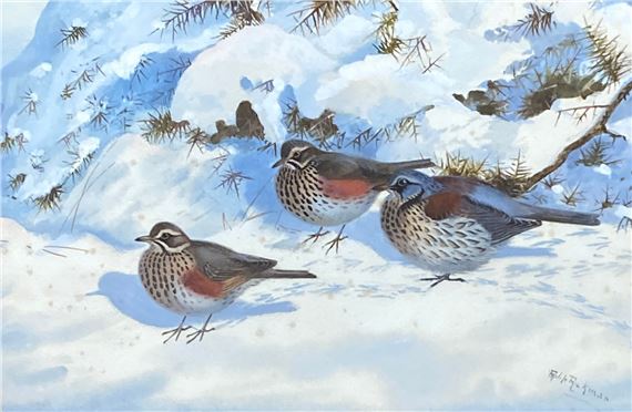 Rickman Philip | Hard Times – Field Fare and Redwings | Artwork ...
