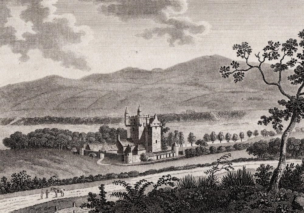 Francis Grose | Francis GROSE 1700s Engraving Old Hodham Castle Framed ...